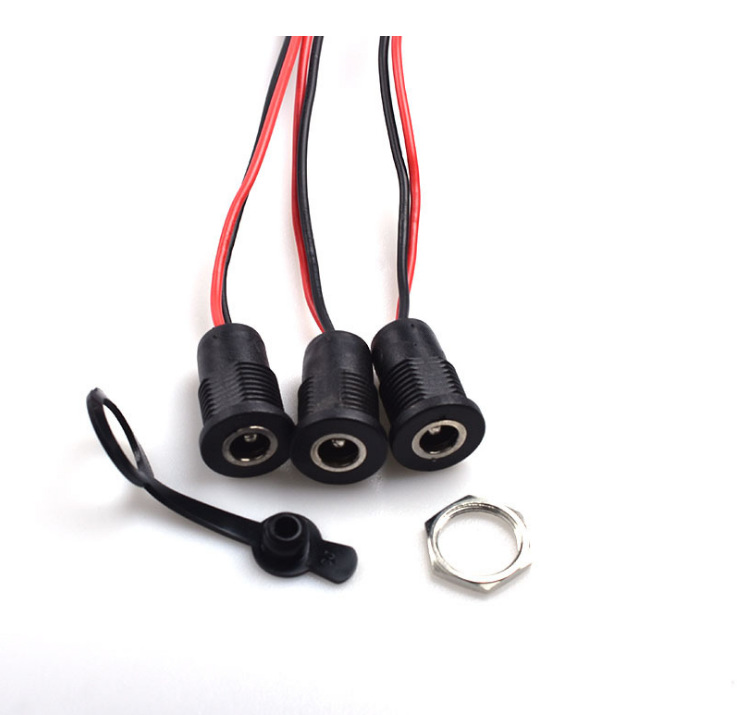 DC-022X Threaded Panel Mount Bulkhead DC Power Jack