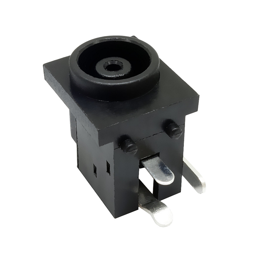 DC-038 1.0mm DC Power Jack Thru Hole Right Angle